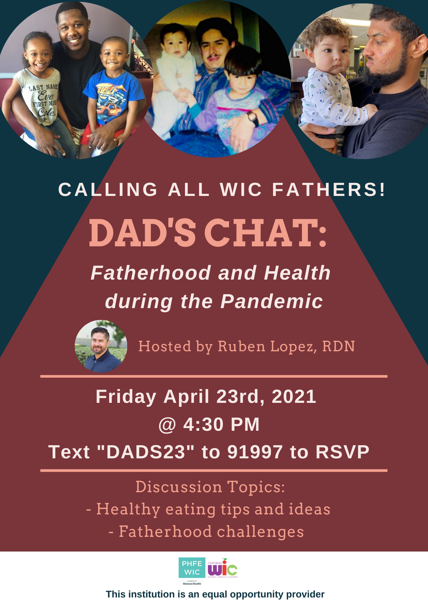 Dad's Chat April 2021 - PHFE WIC