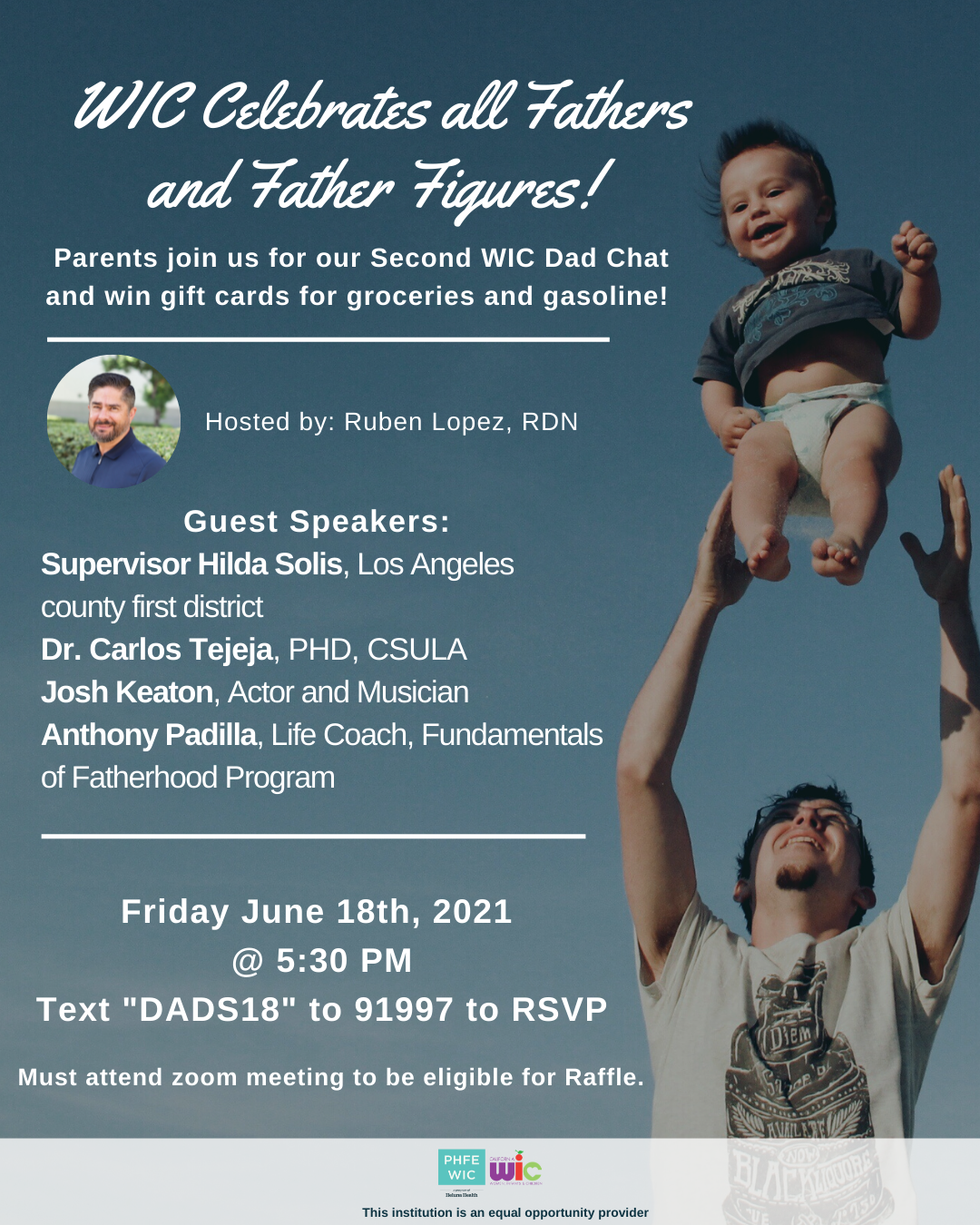 Dad's Chat: Celebrating all Fathers and Father Figures - PHFE WIC